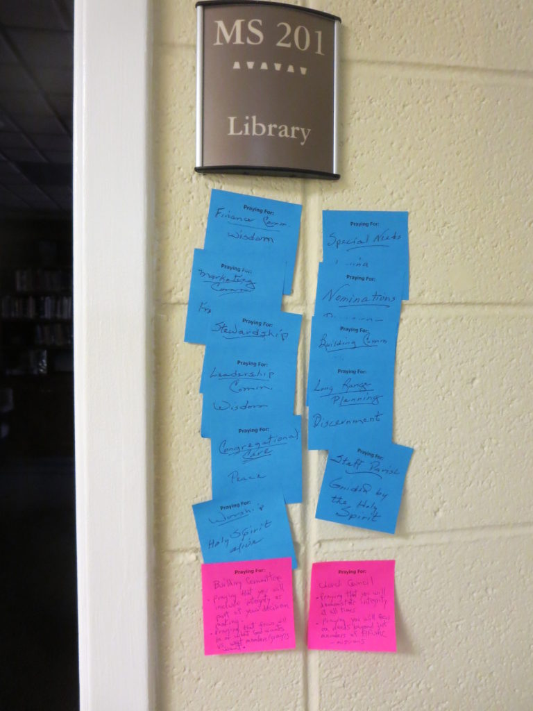 How to Pray for Your Church Using a Prayer Walk and Posted Prayer Notes ...